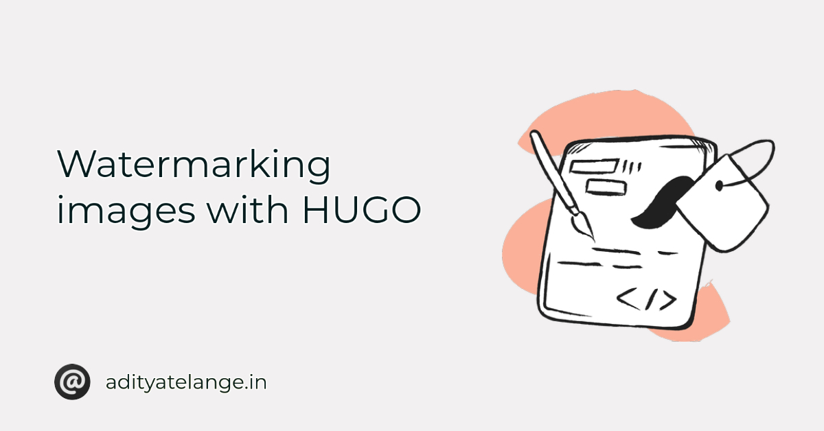 Watermarking images with HUGO | Aditya Telange